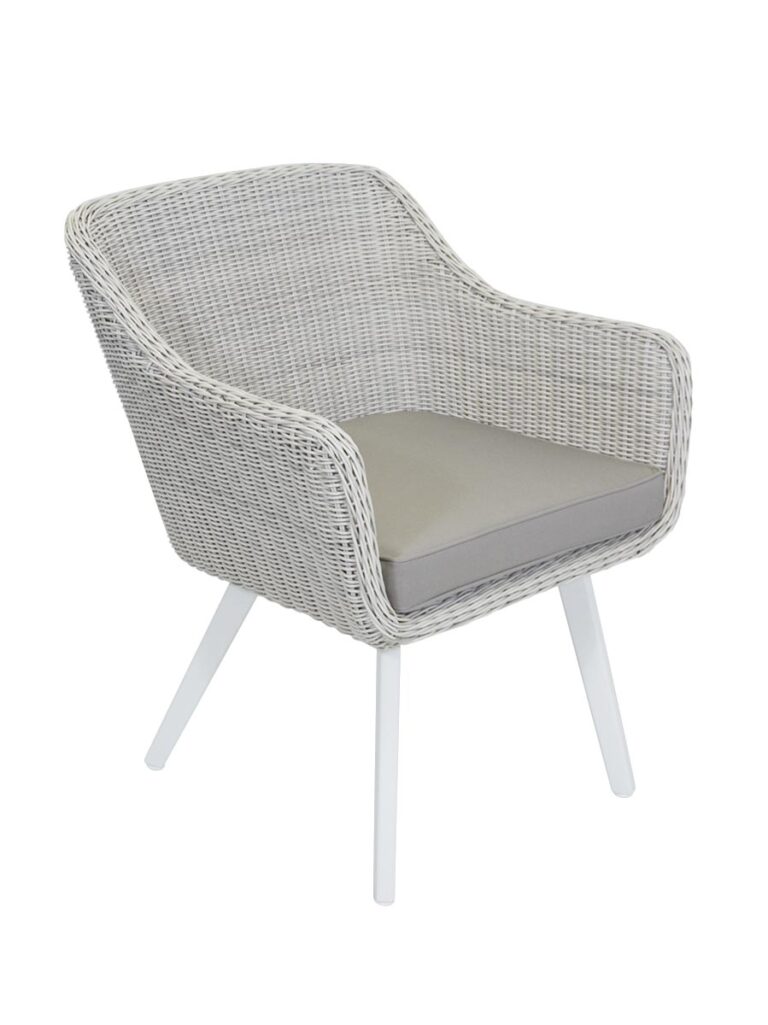 LAGOON DINING CHAIR SALT - Outdoor Living