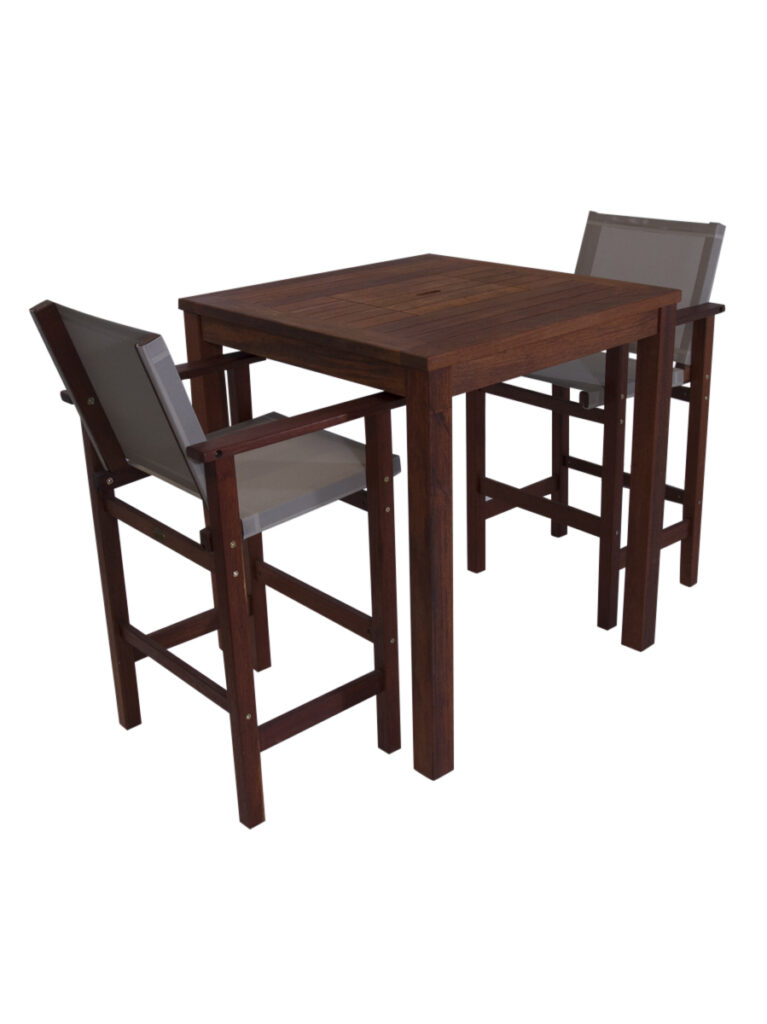 KWILA ICE BUCKET POST LEG 900X900 BAR TABLE - Outdoor Living