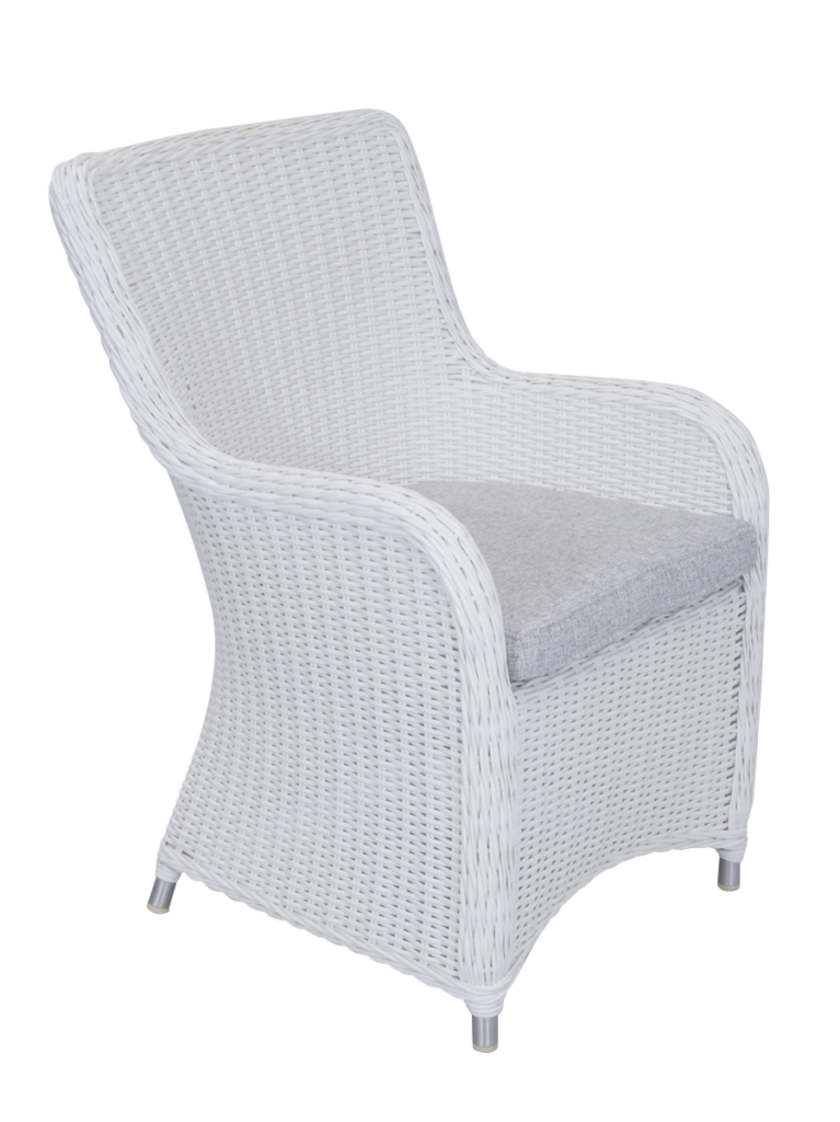 FRASER DINING CHAIR WHITE - Outdoor Living